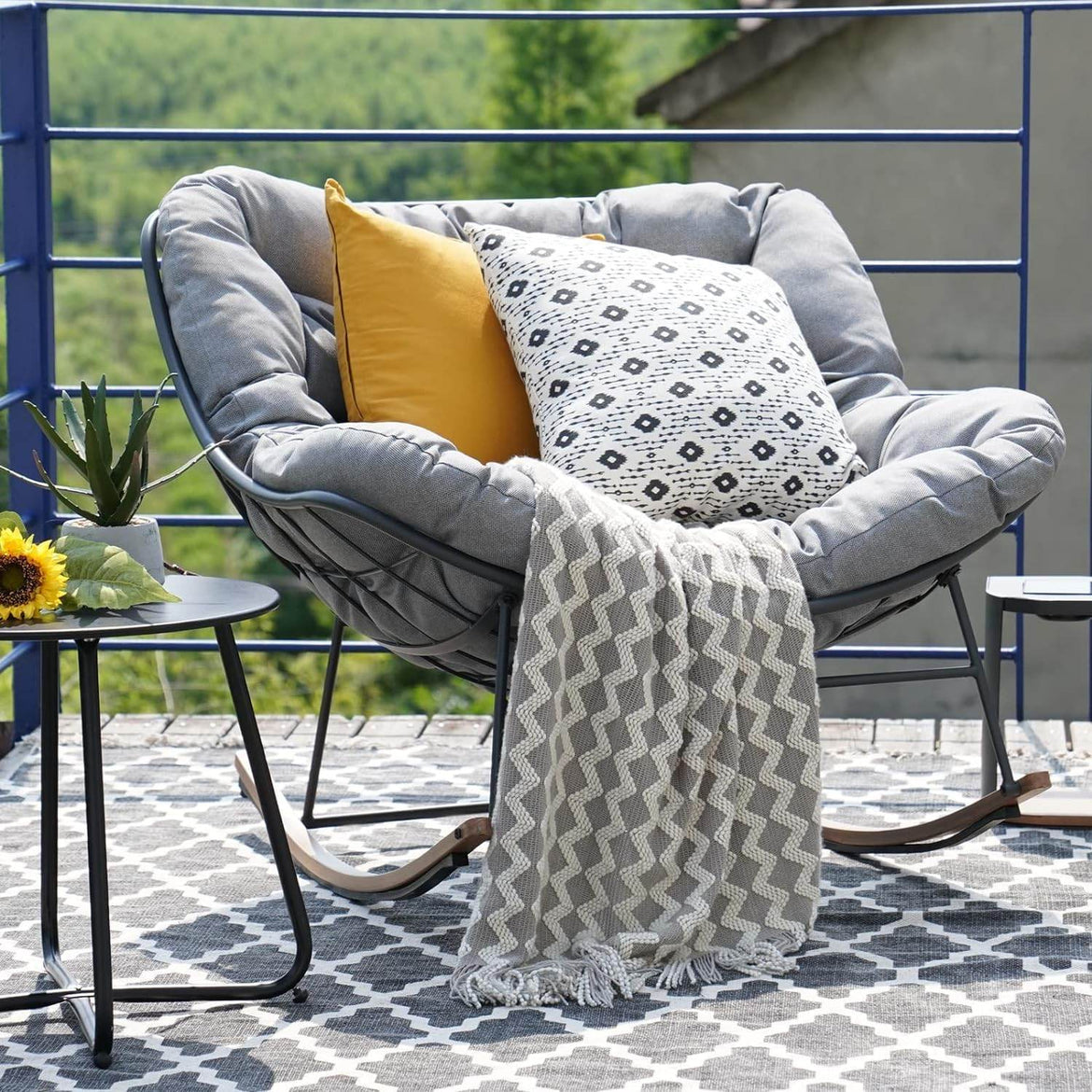 Comfortable Outdoor Rocking Chair for Relaxing | Perfect for Patio ...